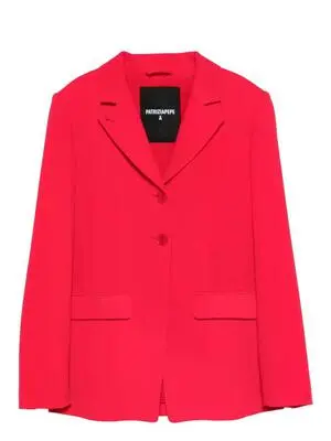 Patrizia Pepe Tailored Blazer - Red
