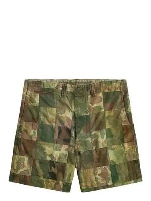 Ralph Lauren Patchwork Camouflage Shorts - Green
