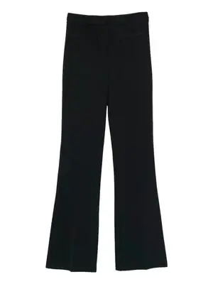 Patrizia Pepe Flared Trousers - Black