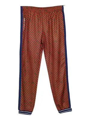 Gucci Diagonal Stripe Track Pants - Red