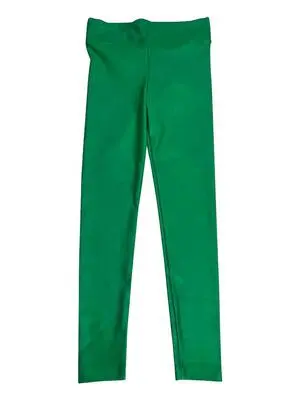 Koral Elastic-waistband Logo Leggings - Green