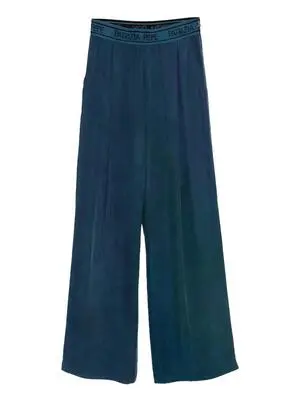 Patrizia Pepe Fluid Palazzo Pants - Blue