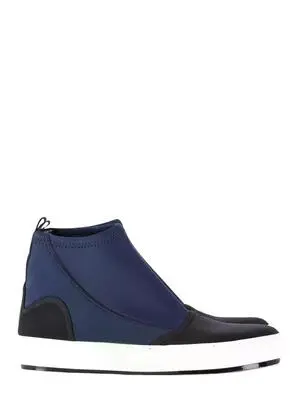 Marni Neoprene Round-toe Sneaker Boots - Blue