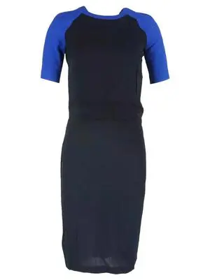A.L.C. Colour-block Midi Dress - Black