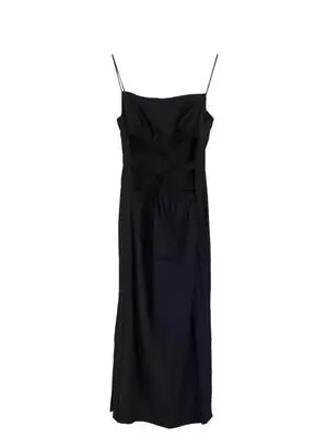 Christopher Esber Cutout Shirred Maxi Dress - Black