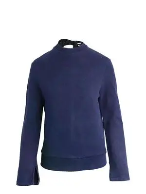 JOSEPH Tie-detail Sweatshirt - Blue