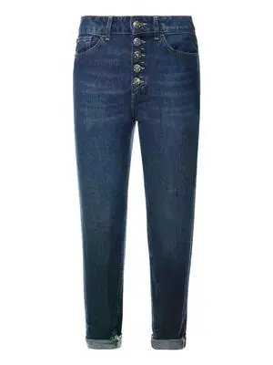 DONDUP Buttoned Five-pocket Jeans - Blue