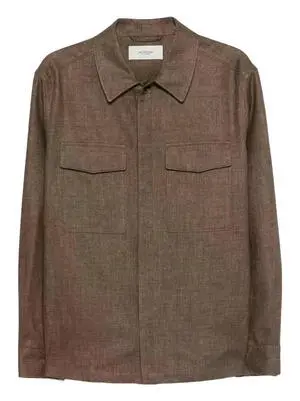 Agnona Pocket Shirt - Brown