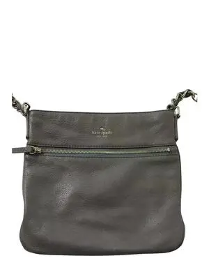 Kate Spade New York Jackson Leather Crossbody Bag - Grey