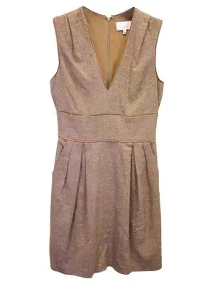 Adam Lippes V-neck Sleeveless Dress - Brown