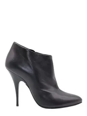 GIUSEPPE ZANOTTI Leather Ankle Boots - Black