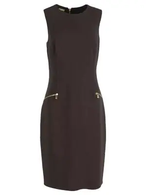 Michael Kors Knee-length Zip Dress - Brown