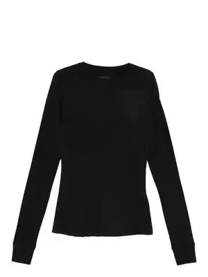 MONCLER + RICK OWENS Long-sleeved Girder T-shirt - Black