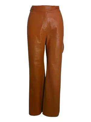 Nanushka Flared-leg Trousers - Brown