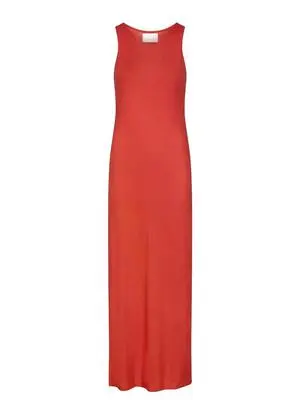 Loulou De Saison Myron Lds Midi Dress - Red