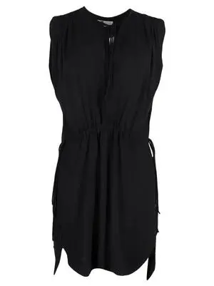 ISABEL MARANT VINTAGE Drawstring Waist Dress - Black
