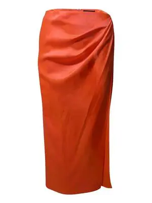David Koma Draped Skirt - Orange