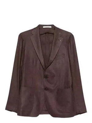 Tagliatore Patch-pocket Blazer - Brown