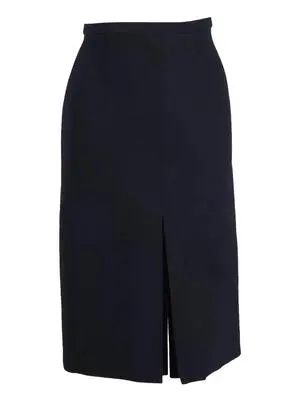 Celine Zip-fastening Midi Skirt - Blue