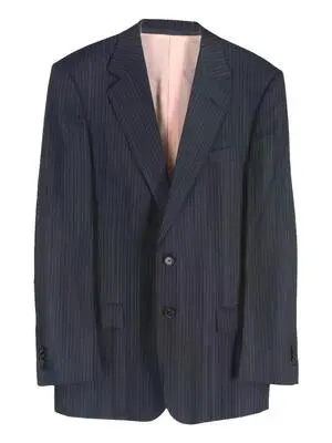 Ermenegildo Zegna Striped-pattern Single-breasted Suit - Blue