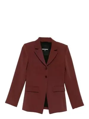 Patrizia Pepe Slim Tailored Blazer - Red