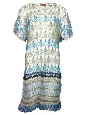 MISSONI Missoni Knitted Short Sleeve Dress