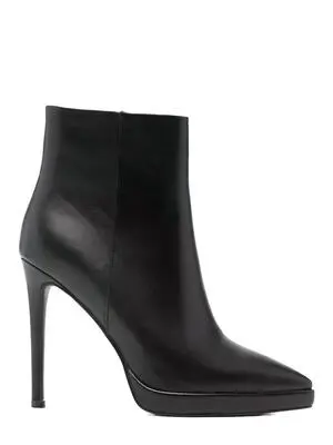 EXÈ Pointed-toe Heeled Boots - Black