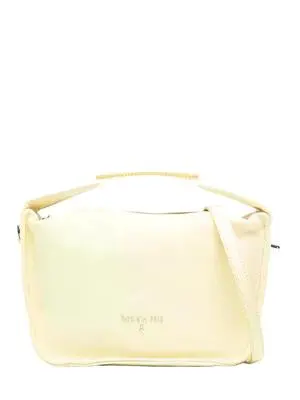 Patrizia Pepe Small Leather Tote Bag - Yellow