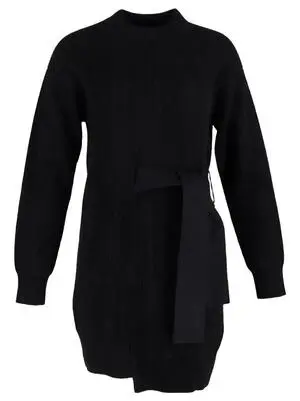 Proenza Schouler Ribbed-knit Dress - Black