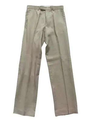 Hugo Parker2 Pressed-crease Trousers - Neutrals