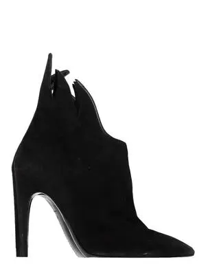 Bottega Veneta Flame Heeled Ankle Boots - Black
