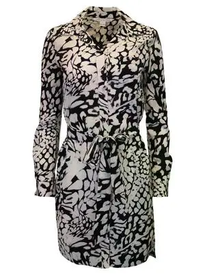 Diane Von Furstenberg Prita Shirt Dress - White
