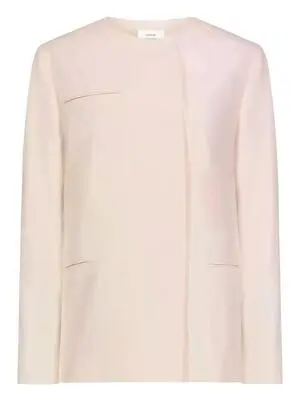 Loulou De Saison Bono Asymmetric Welt Jacket - Neutrals