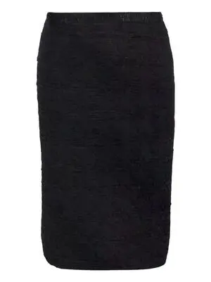 Dolce & Gabbana Textured Pencil Skirt - Black