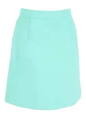 Alexander McQueen Wool Mini Skirt - Blue
