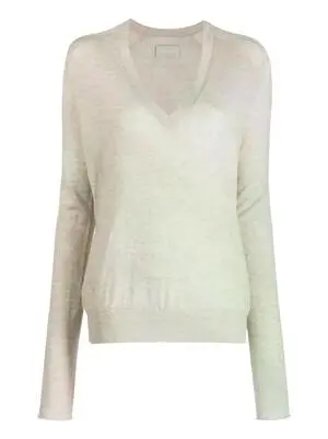 Zadig&Voltaire V-neck Cashmere Jumper - Multicolour