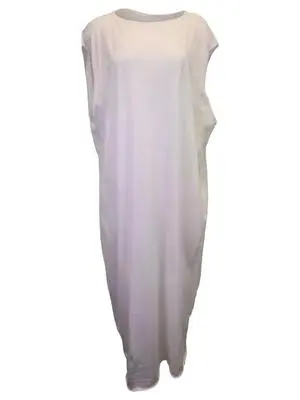 THE ROW Rita Crew-neck Maxi Dress - White