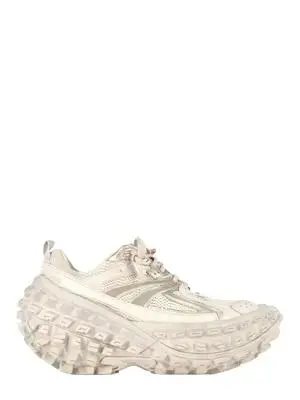 Balenciaga Bouncer Distressed-effect Sneakers - Neutrals