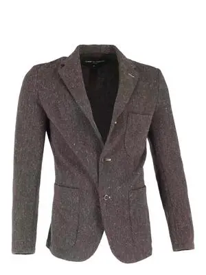 Comme Des Garçons Single-breasted Blazer - Brown