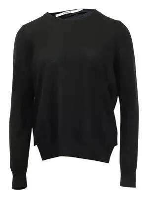 J Brand Sheer Back Sweater - Black
