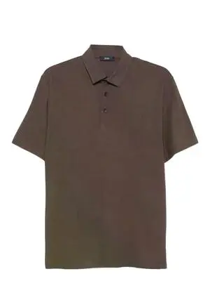 Herno Button-up Polo Shirt - Brown