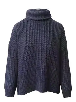 Zadig&Voltaire Turtleneck Knitted Sweater - Blue
