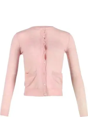 JOSEPH Button Cashmere Cardigan - Pink