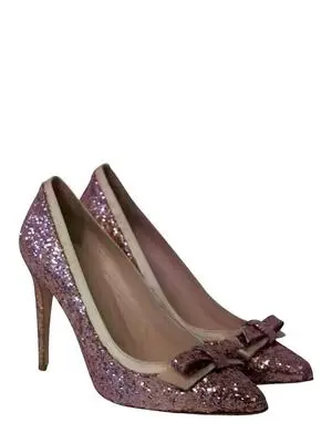 Valentino Garavani Bow Pointed-toe Pumps - Pink