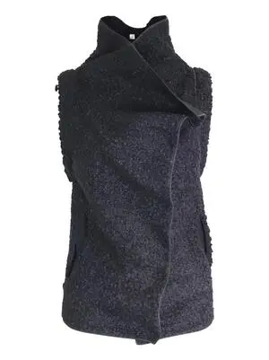 Roland Mouret Draped Collar Vest - Black