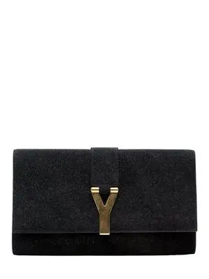 Saint Laurent 2000-2012 Shimmer Clutch - Black