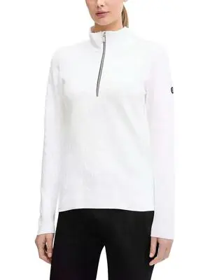 NEWLAND Textured Zip Ski Top - White
