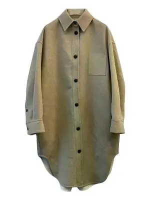 Loewe Anagram Buttoned Overshirt - Neutrals