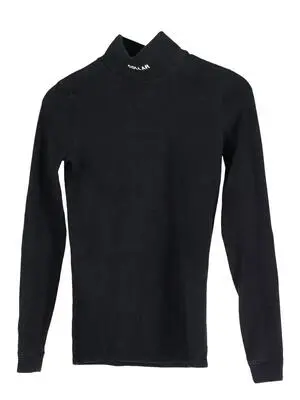 Vetements Turtleneck Long Sleeve Top - Black