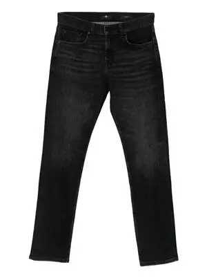 7 For All Mankind Slim Fit Jeans - Black